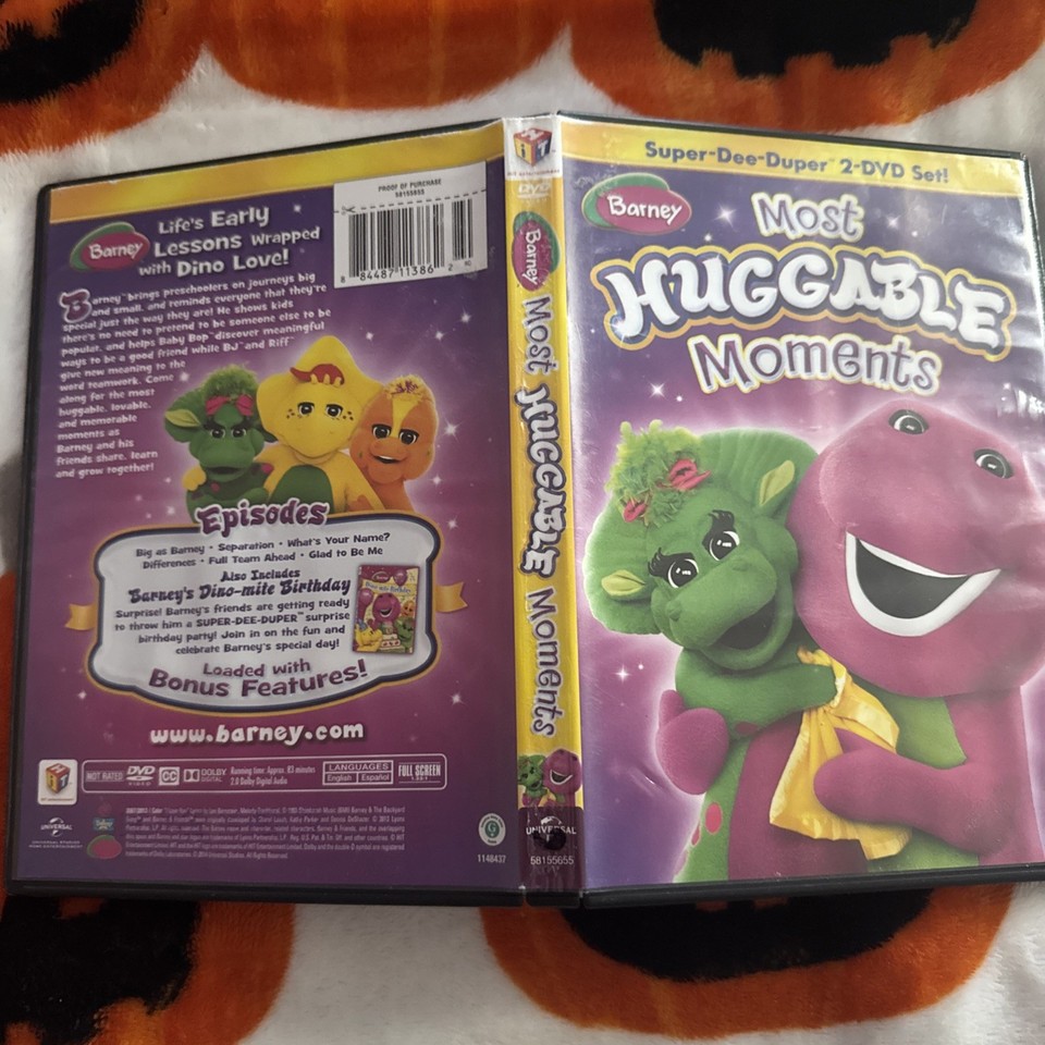 Barney Most Huggable Moments DVD Very Rare 65935595373| eBay