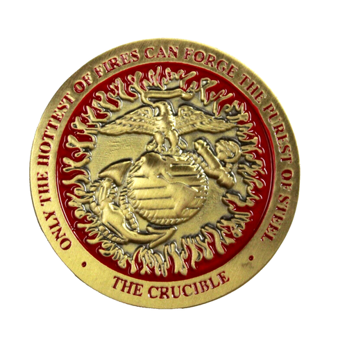 US MARINE CORPS USMC THE CRUCIBLE 02/06/16 CHALLENGE COIN | eBay