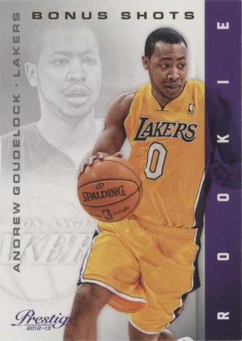2012-13 Prestige - Rookie Andrew Goudelock #184 Bonus Shots Gold /249 ...