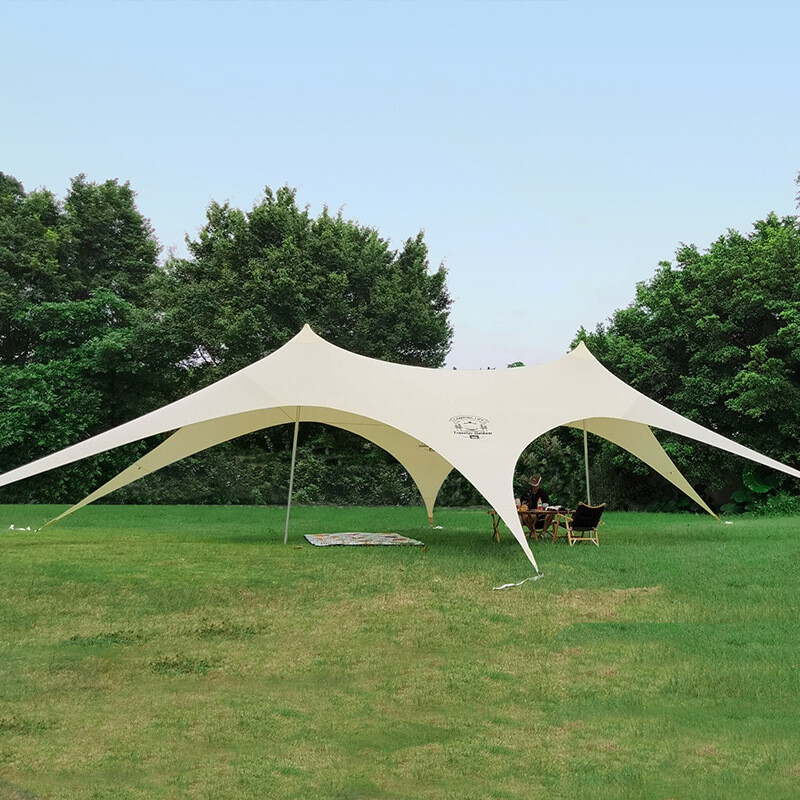 Super Large Trap Butterfly shape Outdoor Camp Tent 8*5m Projected area ...
