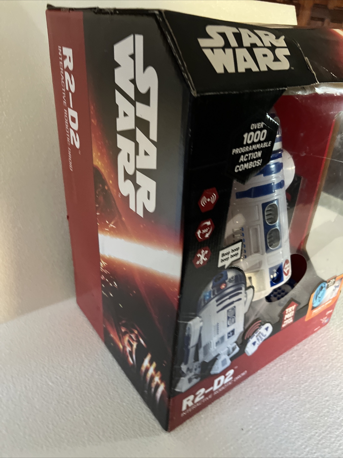 Star Wars Force Awakens R2-D2 16" INTERACTIVE ROBOTIC DROID NEW ...