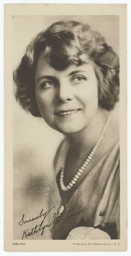 1916 Silent Movie Actress Kathlyn Williams Water Color Co Paper Printed ...