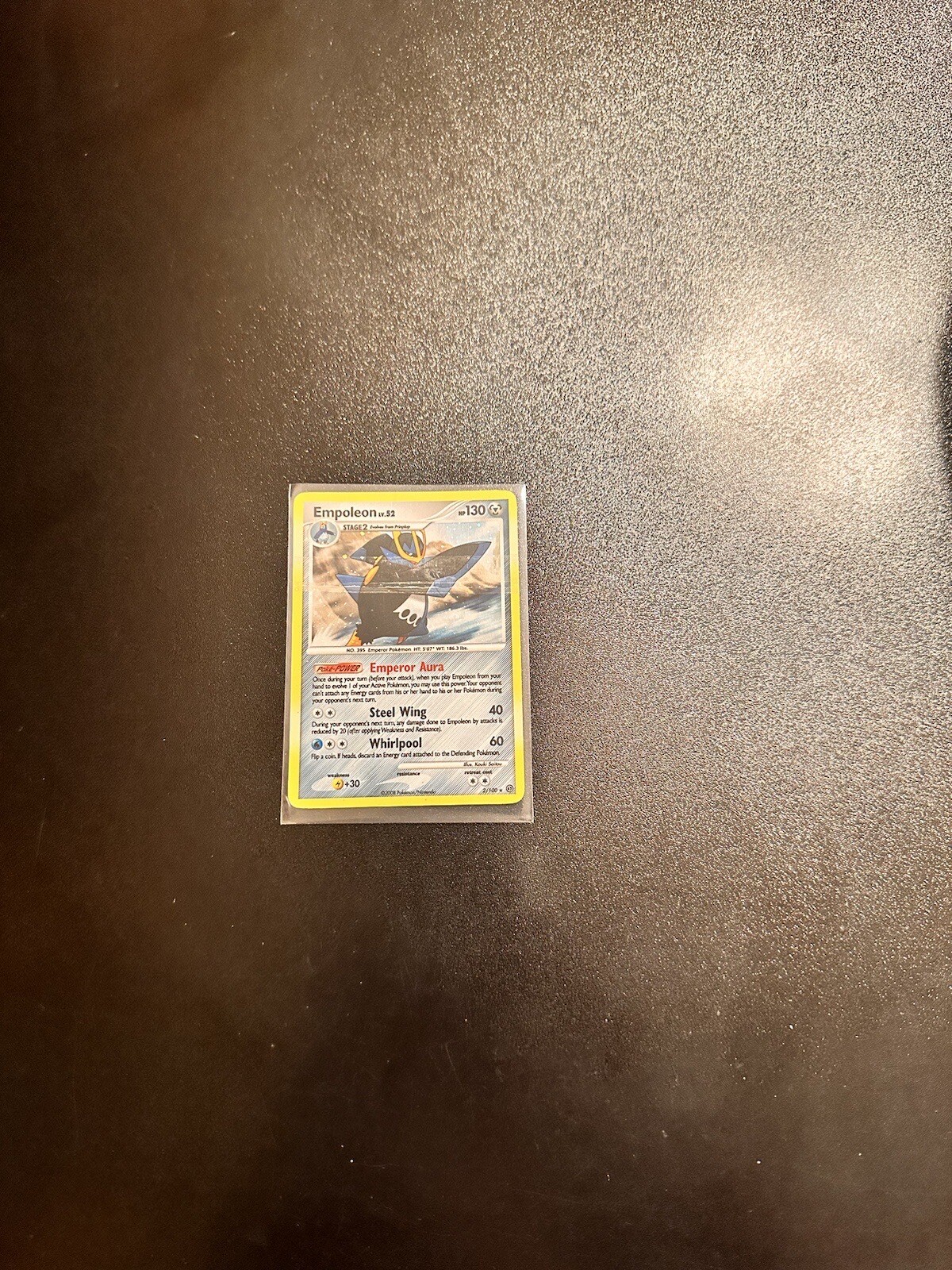 Pokemon TCG Empoleon 2/100 Stormfront 2008 Holo Rare NM Factory Error ...