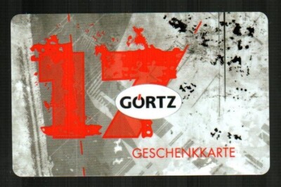 GORTZ ( Germany ) Gortz "17" 2013 Gift Card ( $0 ) | eBay