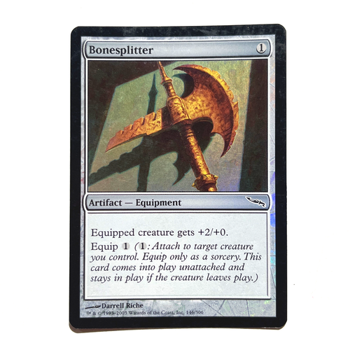 Bonesplitter FOIL LP Mirrodin MTG See Photos Magic the Gathering | eBay