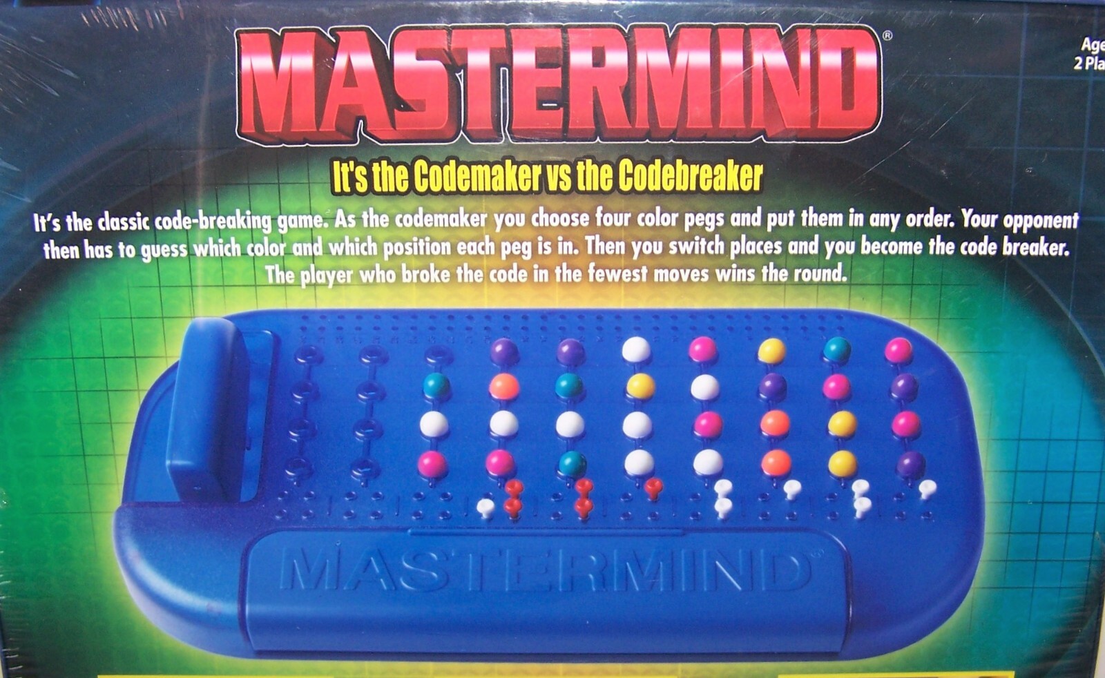 Mastermind Board Game Vintage 1996 Pressman 100 Complete for sale ...