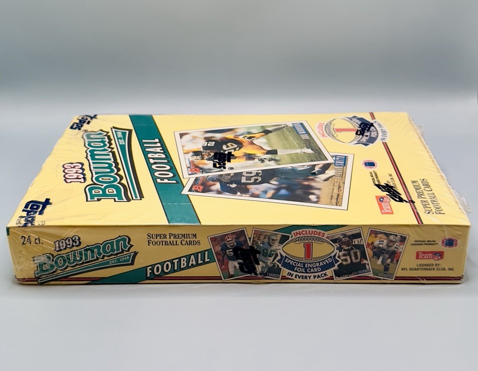 1993 Topps Bowman Football Factory Sealed Box 24 Packs Dan Marino ...