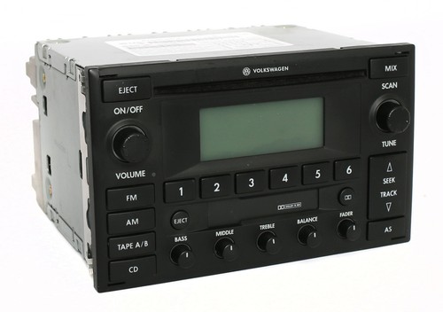 00-09 Volkswagen Golf GTI GLI Passat AMFM Radio CS CD Code Included ...