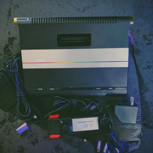 Atari 7800 Pro System Console W/ Controller, Cables And 30 Games. Works ...