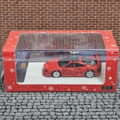PGM Ferrari F40 1/64 Fully Openable Model Snow Mountain Version | eBay
