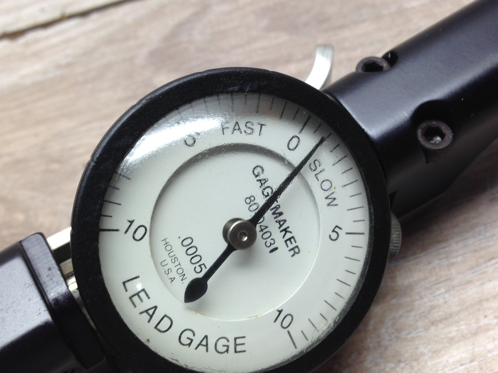 NICE GAGEMAKER # LG 5004 LEAD GAGE .0005 " | eBay