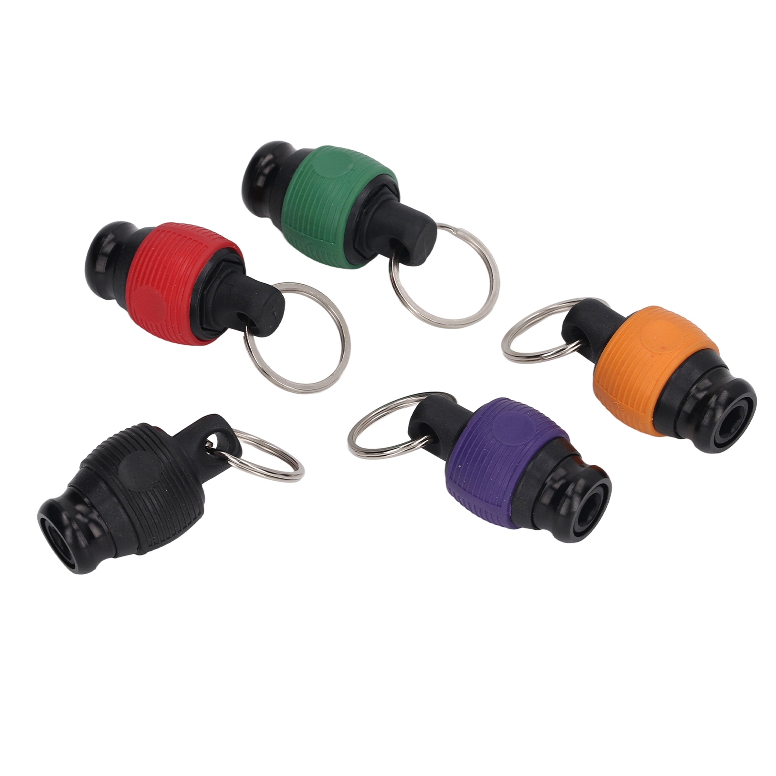 6x Screwdriver Bit Holder Socket Key Chain 1/4in Driver Drill Bits ...