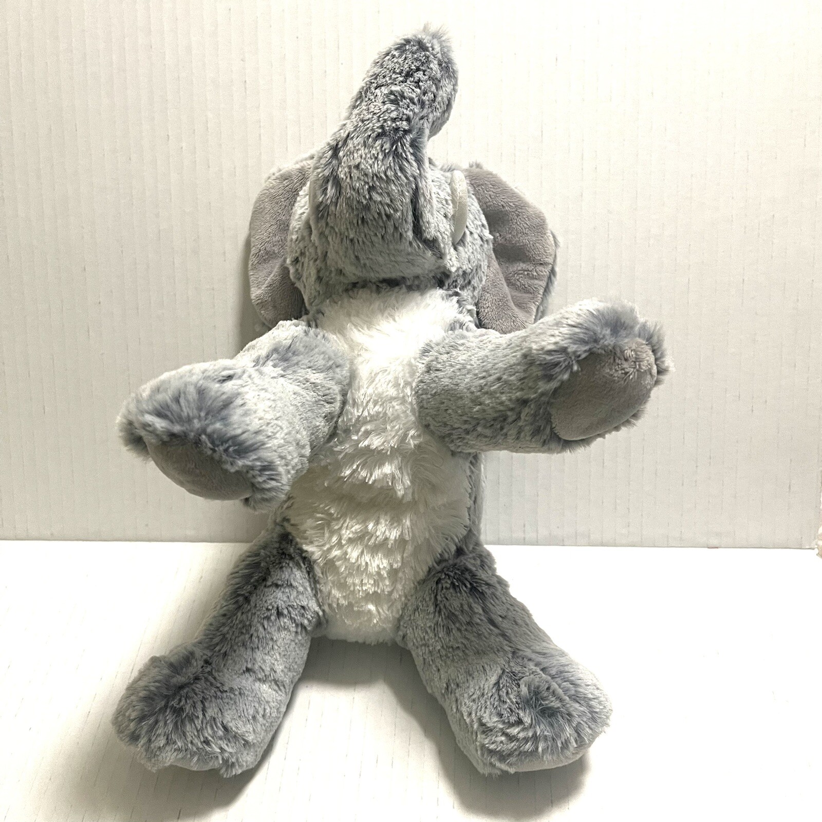 Aurora Flopsie 12" Elephant Medium Gray Grey Adorable Soft Stuffed ...
