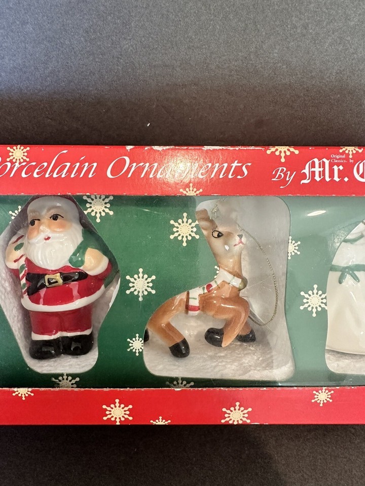 Ornaments Mr. Christmas Set 5 2011 Hand Painted | eBay