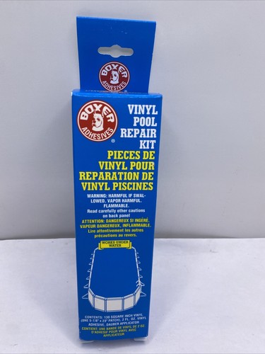Boxer 859 Adhesives Under Water Vinyl Swimming Pool Repair Kit, 2-Ounce ...