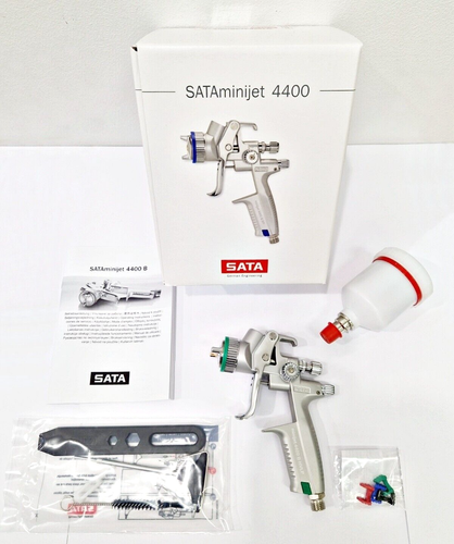 SATA minijet 4400 B HVLP SR 1.0 Nozzle Spray Gun 198077 QCC reusable ...