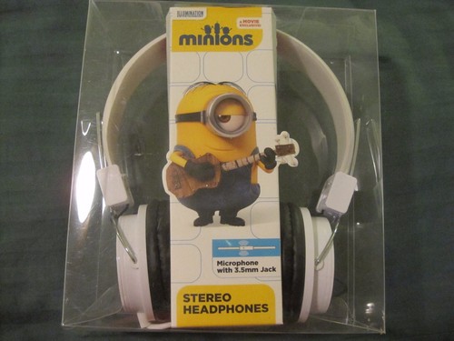 NEW Despicable Me Minions Movie Exclusive Stereo Headphones w/Jack ...