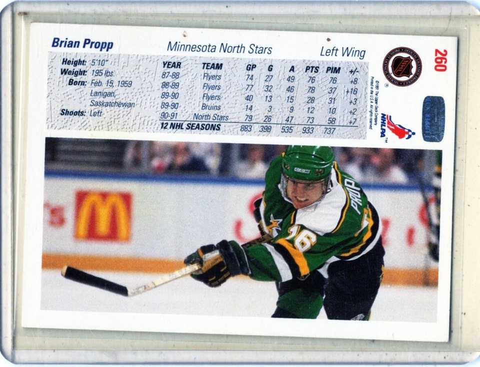 1991-92 Upper Deck #260 Brian Propp Autograph | eBay