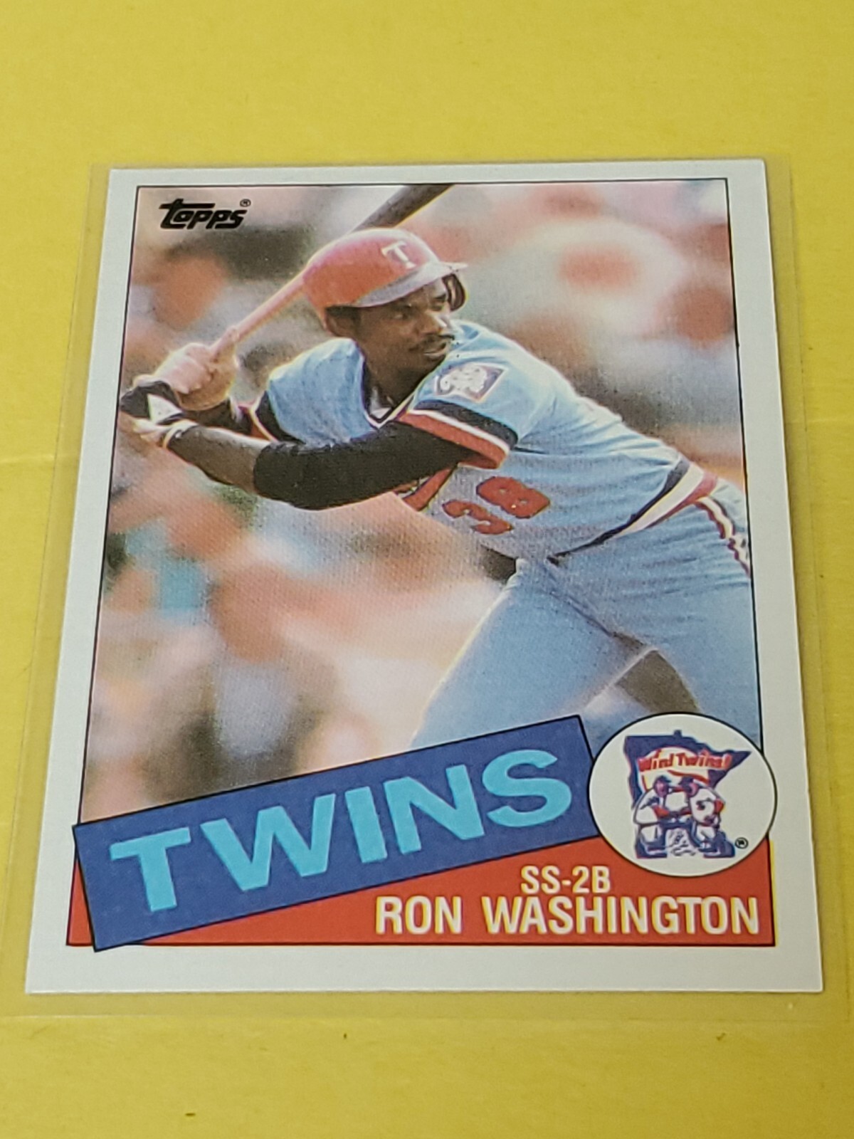 1985 Topps Baseball #329 Ron Washington - Minnesota Twins | eBay