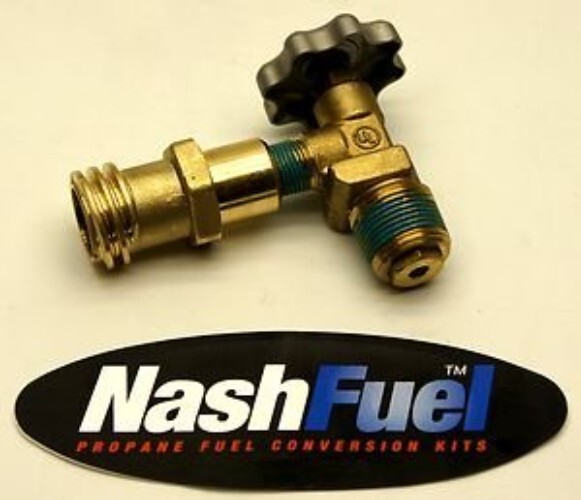 Replacement Brass Service Valve with Flare Connection for Forklift ...