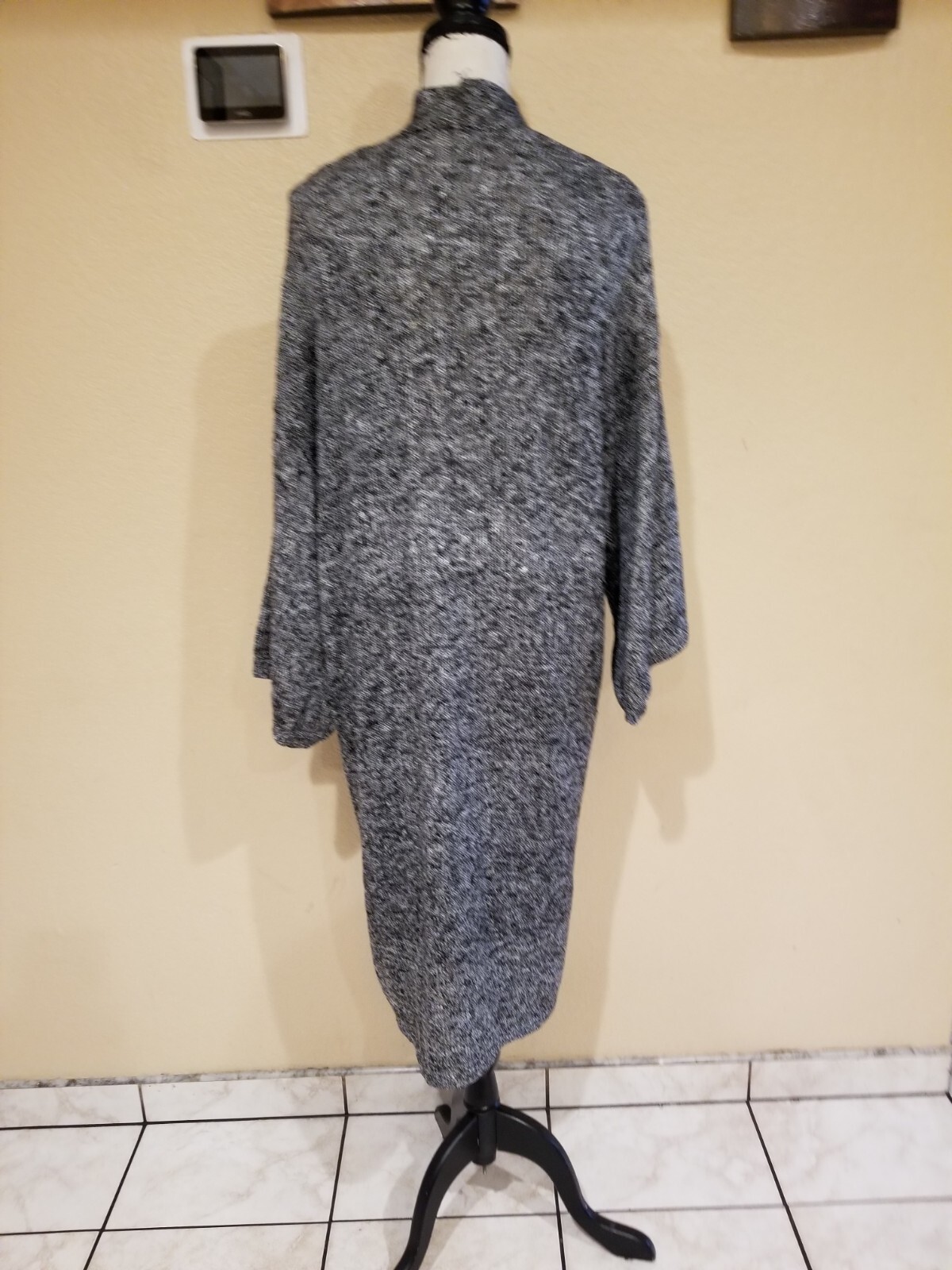 Max Studio Tweed Duster Cardigan Women's Size L | eBay