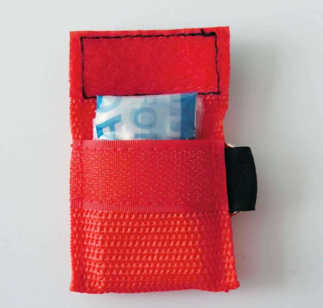 100 Pcs/Pack CPR Barrier Keychain with CPR Face Shield CPR Life Key for ...