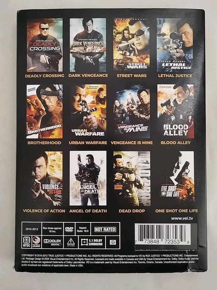 Steven Seagal 12 Movie Collection On 6 DVDs Set | eBay
