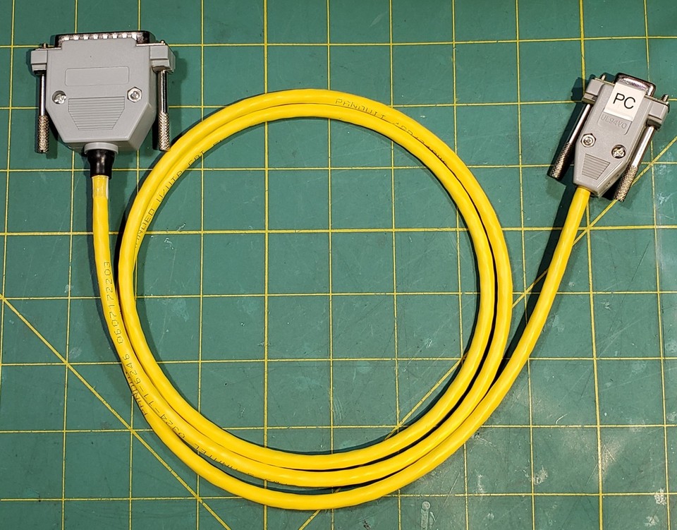 Programming Cable HARRIS XG-25M Mobile Radios DB-9F to DB-45M TESTED ...