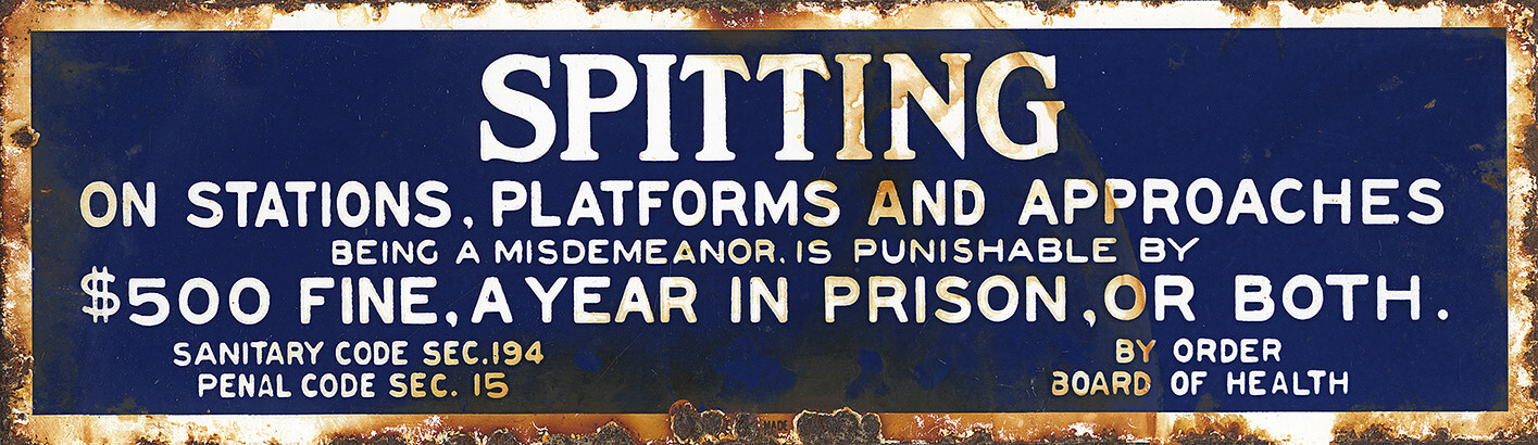 SPITTING FINE METAL SIGN | eBay