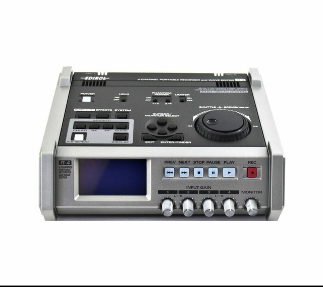 Roland Edirol R-4 R4 Portable 4-ch Multi-track Recorder Player Wave ...