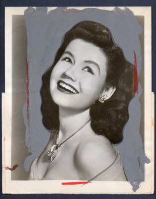 ANN CROWLEY Broadway singer NO NO NANETTE 1951 radio show PAINTED PRESS ...