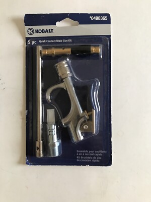 Kobalt 5-Piece Quick Connect Blow Gun Kit | eBay