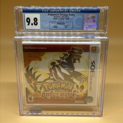 Pokemon Omega Ruby Sealed Graded CGC 9.8 A+ Nintendo 3DS | eBay