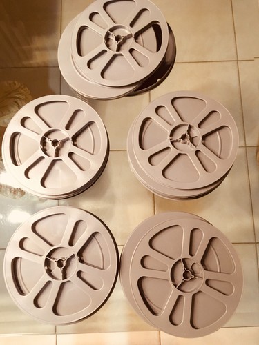 Lot of 5 - Movie reels & cases 7" inch in diameter | eBay