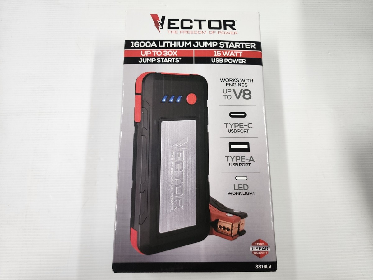 Vector Jump Starter PGENDAR Car DC Adapter For Black & Decker Vector
