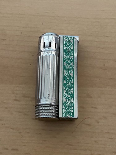 Rare Vintage Mini Fox Petrol Cigarette Lighter With 3 Coloured Bands ...