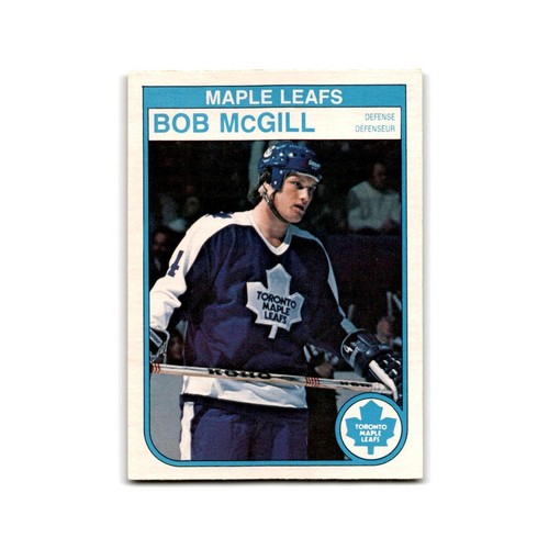 1982 O-Pee-Chee Bob McGill RC Toronto Maple Leafs #327 | eBay