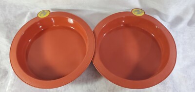 Smartware Silicone Baking Cake Pans 8” Round Non Stick Bakeware ...