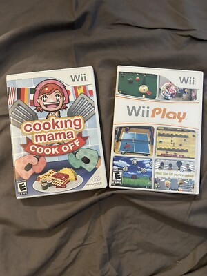 Wii Games (Cooking Mama and Wii Play) | eBay