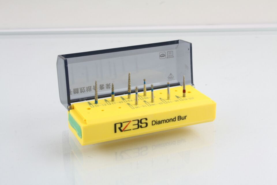 1 Set Dental Diamond Burs Open pulp cavity Diamond Bur Kit Dental Bur ...