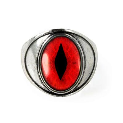 Red Eyeball Ring Devil Gothic Handmade Sz 7 | eBay