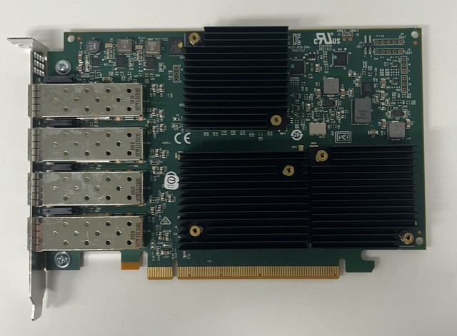 Emulex LPe31004-M6-SIO 16Gbp/s Quad-Port Fibre Channel Host Bus Adapter ...