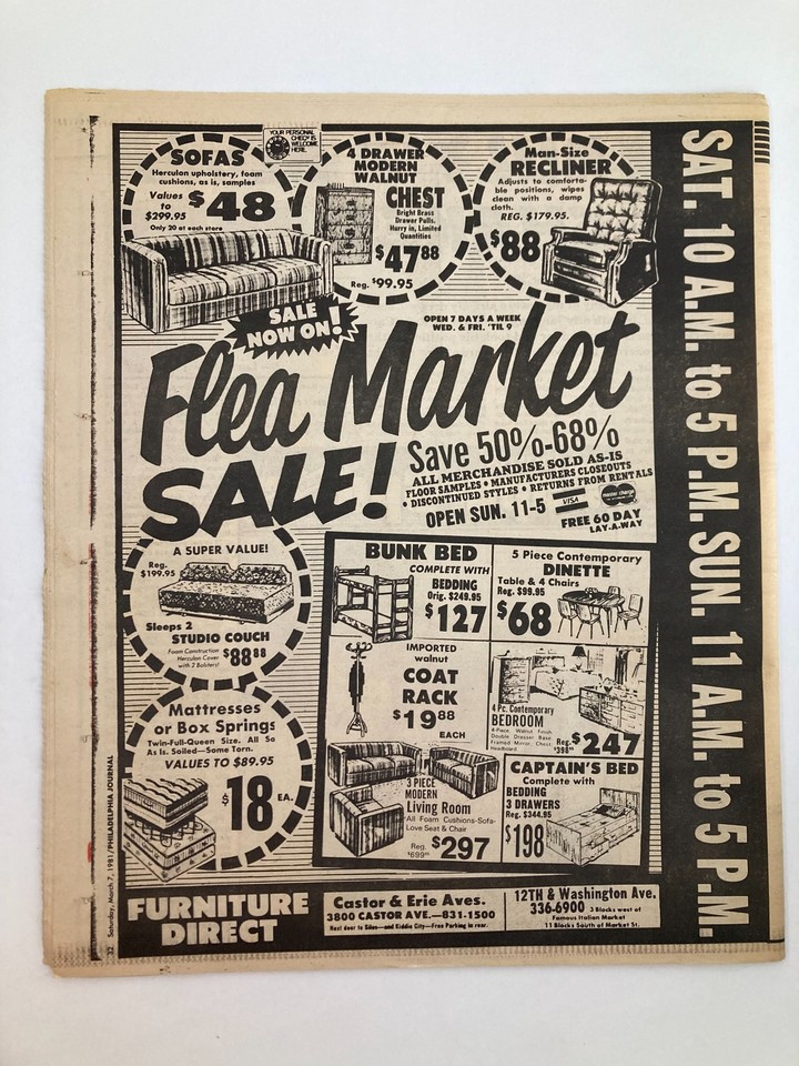 Philadelphia Journal Tabloid March 7 1981 Phillies for Sale & Ruly ...