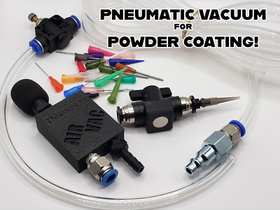 Pneumatic Micro Vacuum for Powder Coating - Easily Remove Powder ...