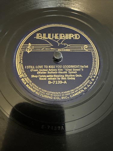 Bluebird 78 RPM Shep Fields - I Still Love To Kiss You Goodnight 7139 ...