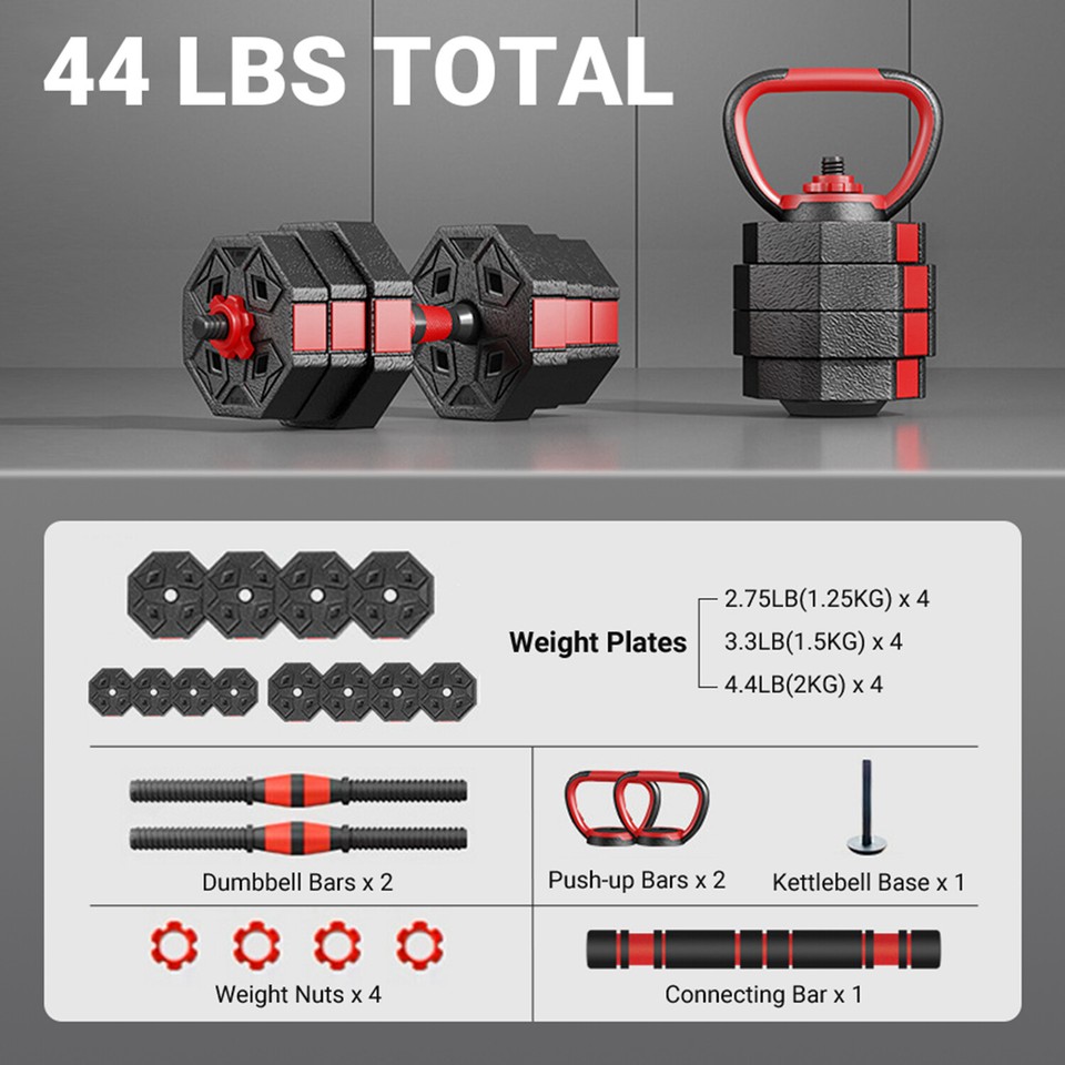 660LB Adjustable Weight Bench, Folding Workout Bench Set w/ Barbell ...