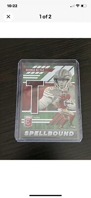 George Kittle 2023 Panini Donruss Elite Spellbound (T) Green 49ers #SB ...