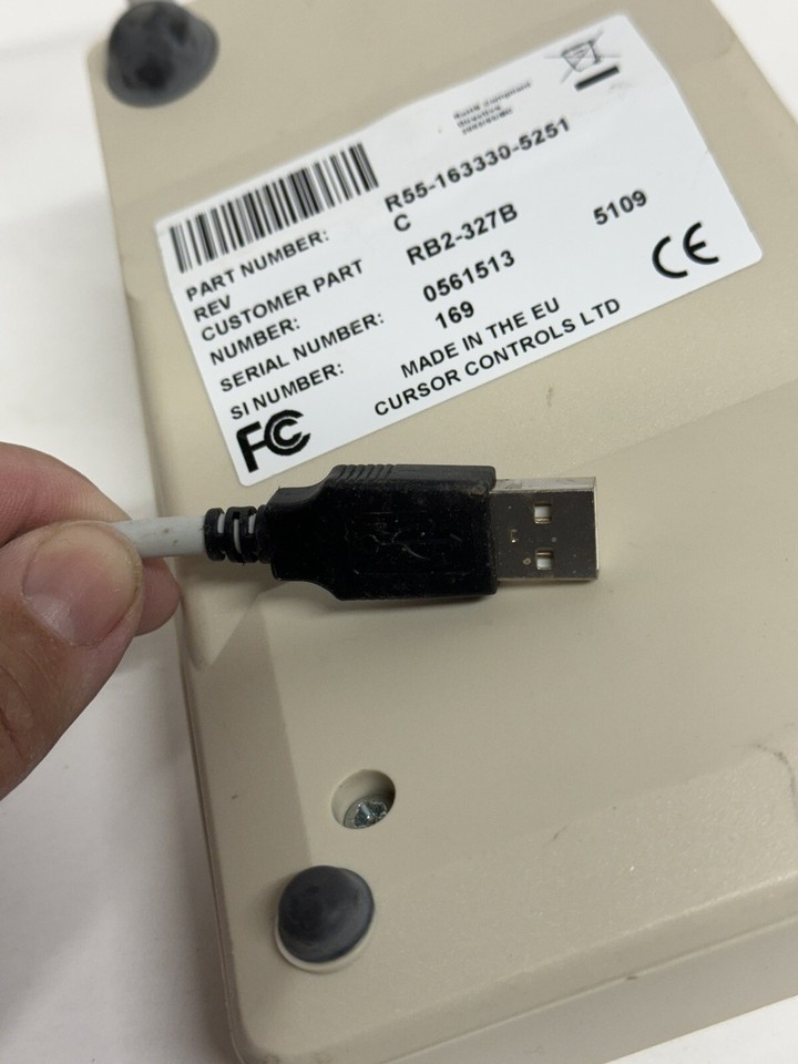 Commodore Amiga Atari ST STE Mega Computer Marcus Trackball RB2-107 ...