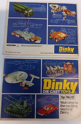 Dinky 1976 Catalog 5p #12 Welcome to the exciting world of Dinky | eBay