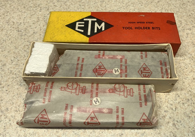 Machinist Tool Lot of 4 ETM 3/4"x3/4"x5" M2 Lathe Tool Bits NOS Knife ...